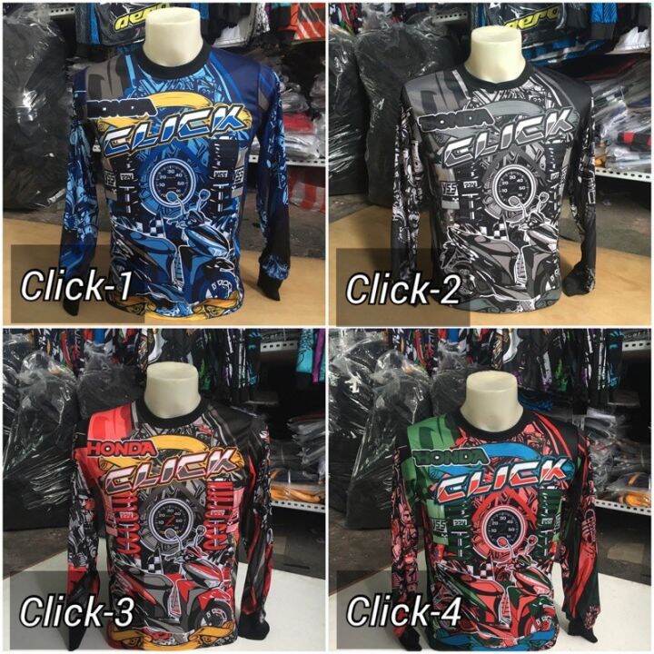 HONDA CLICK DRY FIT RACING MOTORCYCLE RIDER JERSEY | Lazada PH