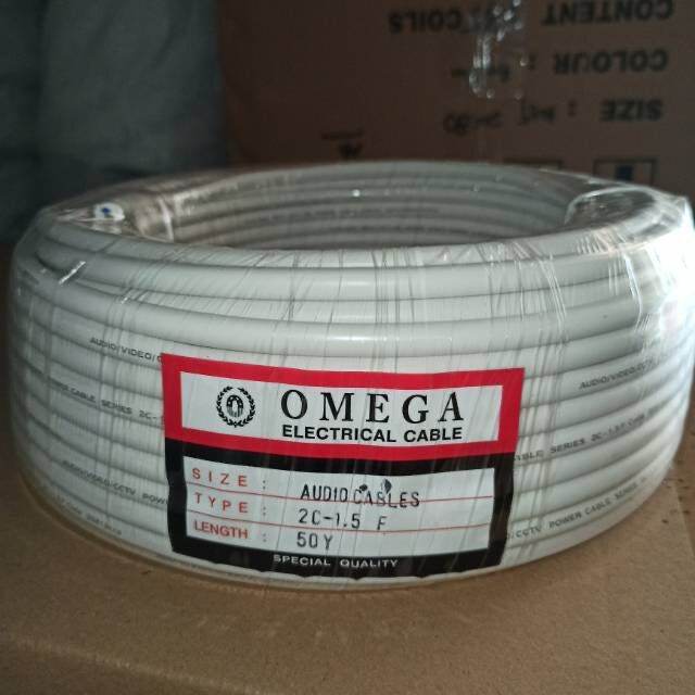 Kabel Listrik isi 2 NYM 2X1,5 Omega 10 Yard / Kabel Kawat Besar ...