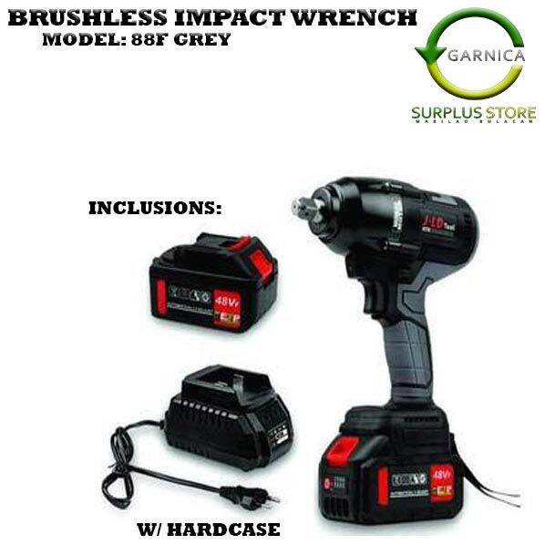 JLD CORDLESS BRUSHLESS IMPACT WRENCH GREY 88V | Lazada PH