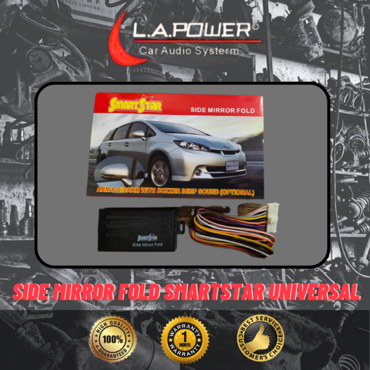 UNIVERSAL AUTO FOLD / UNFOLD SIDE REAR VIEW SIDE MIRROR FOLDING CLOSER ...