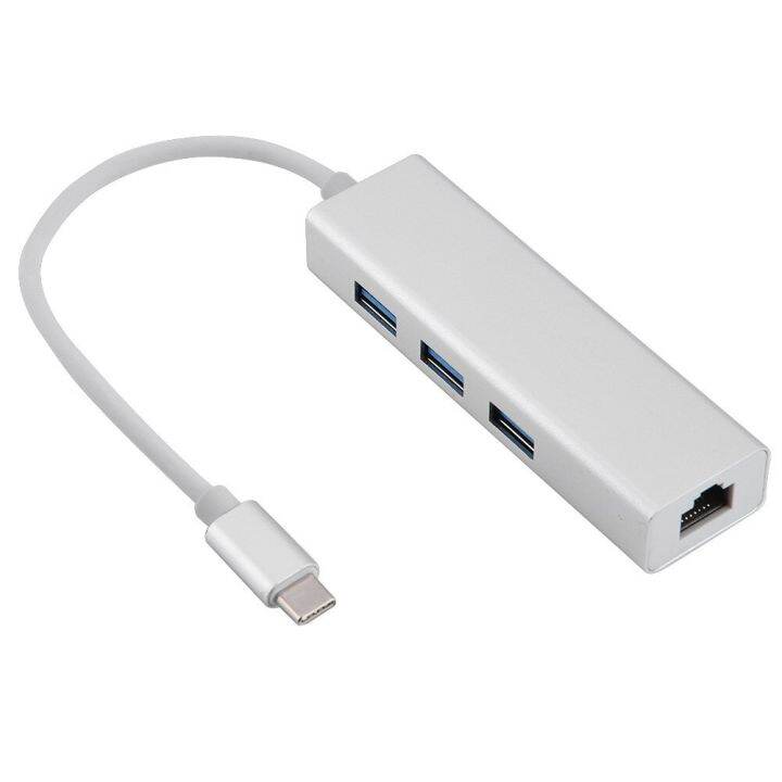 mini portable Gigabit LAN USB 3.0 HUB Type C to RJ45 Ethernet Gigabit ...