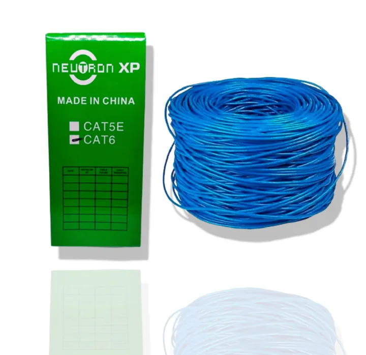 CAT6 UTP CABLE, INDOOR TYPE, 305meter Networking LAN CABLE BLUE | Lazada PH