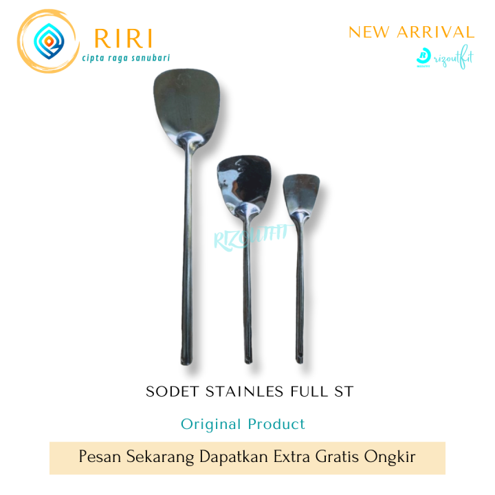 Sodet stainless tebal | Satula / Sutil Jumbo Stainles / Sotil Murah ...