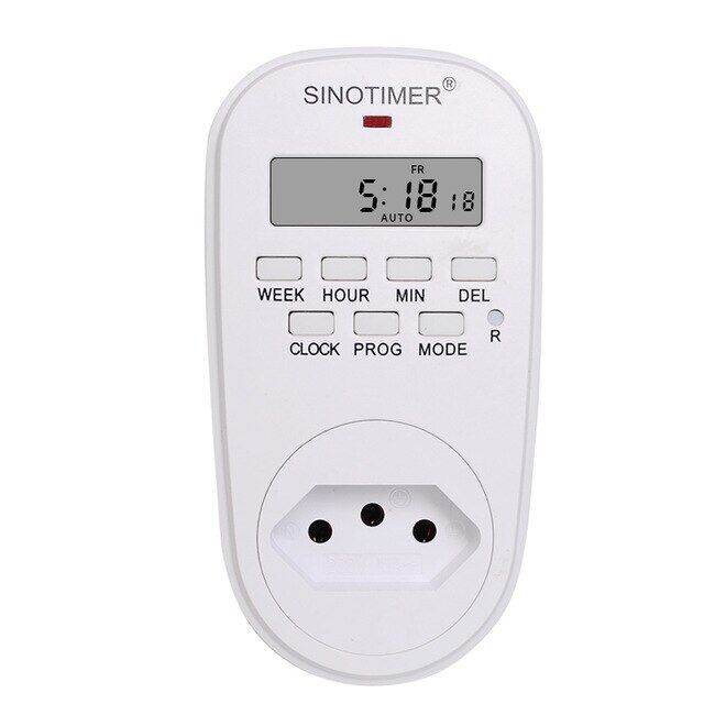 Eu Plug Digital Time Control 7 Day Weekly Programmable Plug-in Timer ...