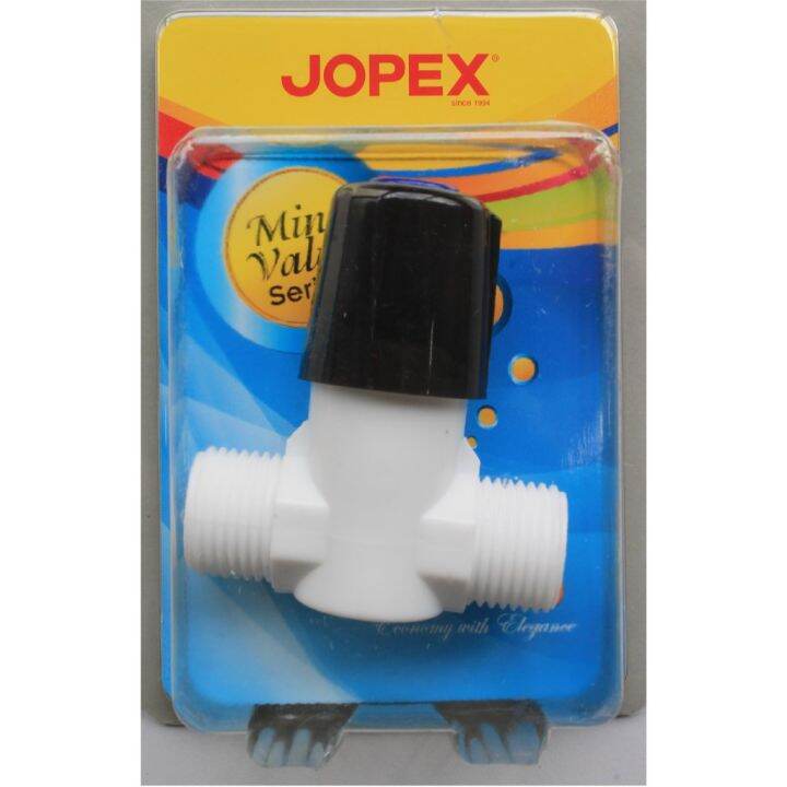 Jopex Plastic Mini Valve Male And Male Threaded Round Headed 15 mm ...