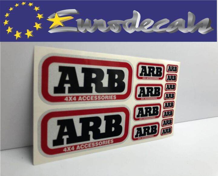Eurodecals 3 size of ARB Set for 4x4 3M Reflective printed sticker ...