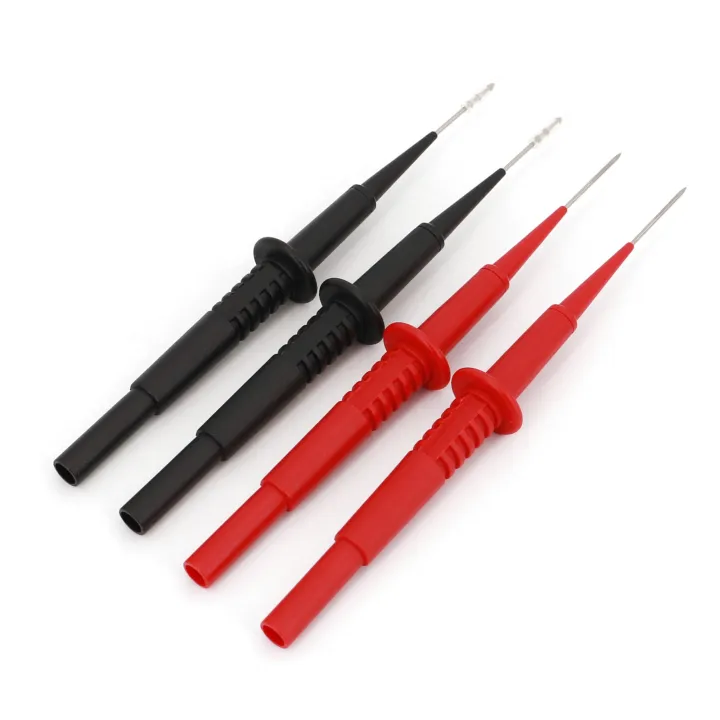 4Pcs 1mm Stainless Steel Multimeter Test Probe Pin Fit For 4mm Banana ...