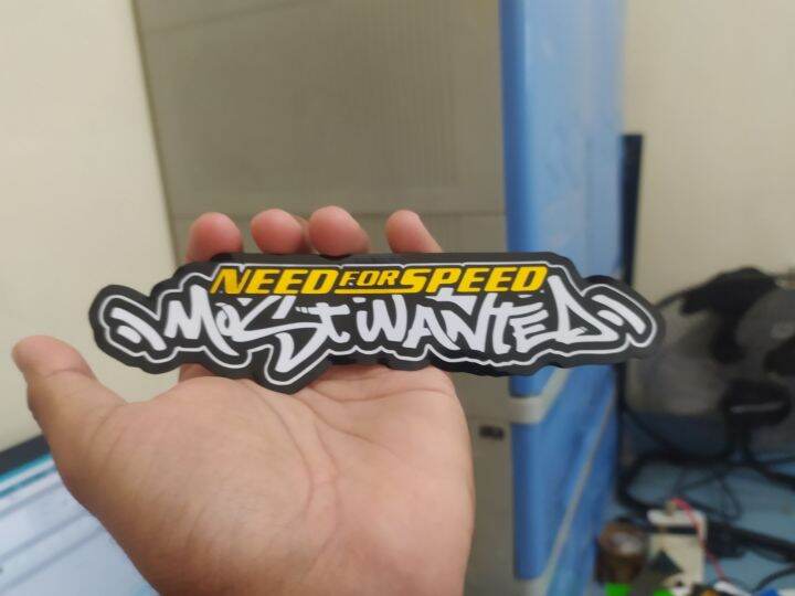 Sticker decals for motorcycle Most Wanted NEED FOR SPEED sticker non ...