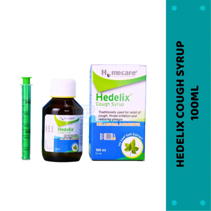 Homecare Hedelix Cough Syrup 100ml (For irritation cough and reduce ...