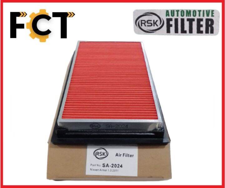 RSK Air Filter Nissan Almera 1.5 2011- (SA 2024) | Lazada PH