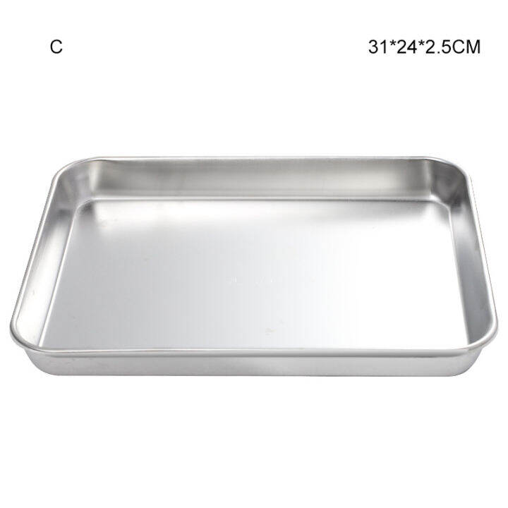 Heavy Duty Stainless Steel Baking Pans Toaster Oven Pan Barbeque Grill ...