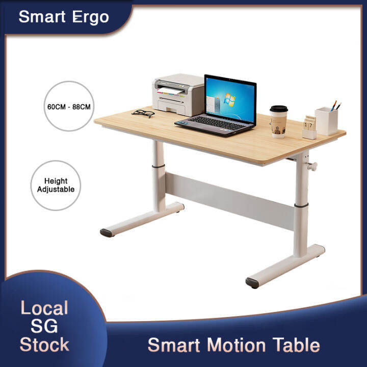 Smart Ergo - Height Adjustable Computer Table + Standing Desk no ...