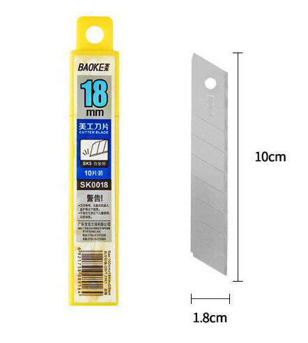 Utility Knife Cutter Blade refill 10pcs per set 9mm/18mm | Lazada PH