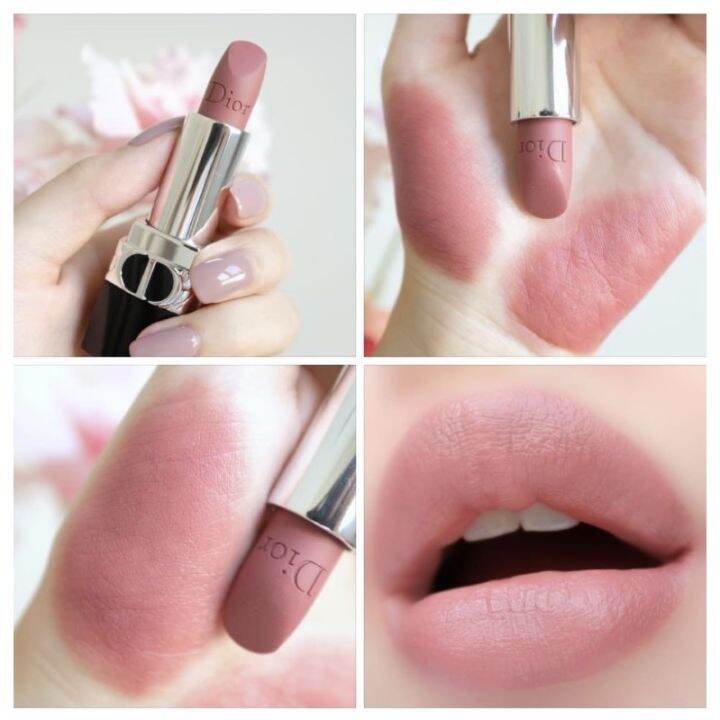New 2023 แท้💯 ลิป Dior rouge refillable lipstick สี 000 100 314 724 505 ...