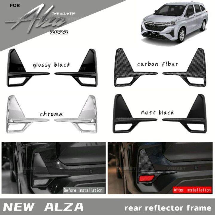 Perodua alza 2022 2023 new facelift fog lamp spot light frame cover ...
