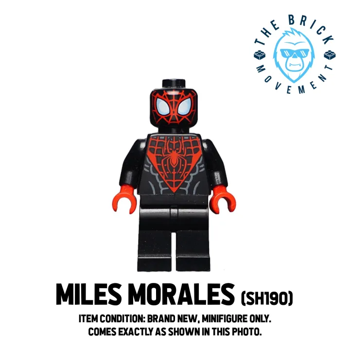 LEGO® MV Miles Morales Minifigure (sh190) | Lazada PH
