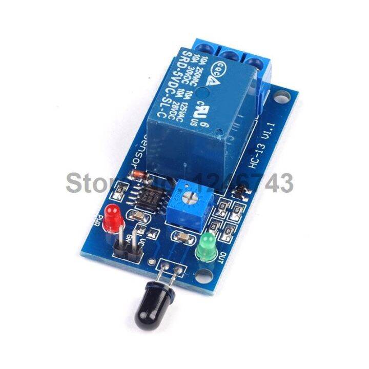 COD 】 Eunice Sport Shop Dc 5v 12v 1 Channel Flame Sensor Module Fire ...