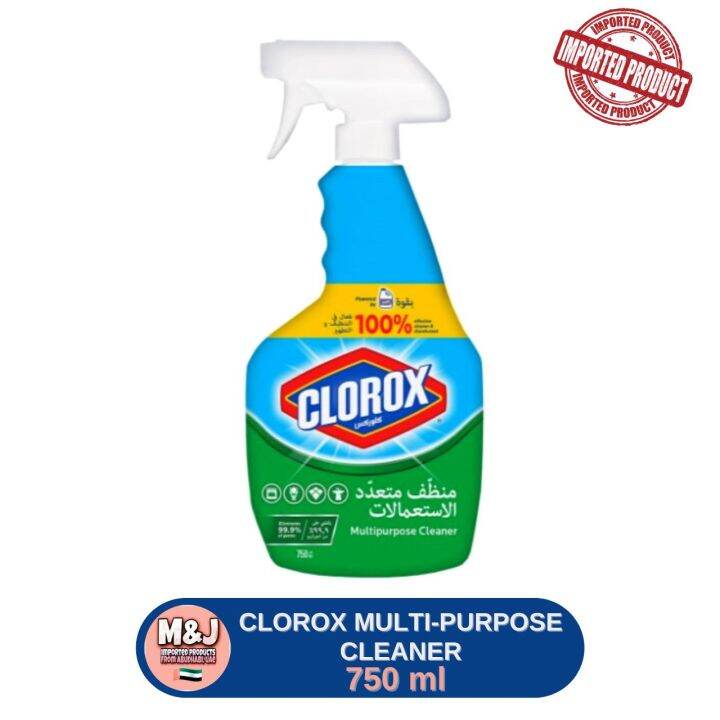 CLOROX, Multi-Purpose Spray, Kills 99.9% Germs and Viruses, 750ml ...