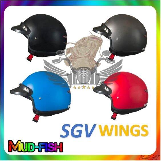 TOPI KELEDAR SGV WINGS HELMET | Lazada