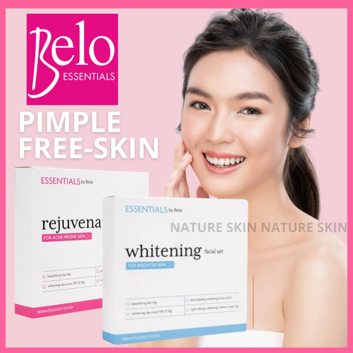 [NATURE SKIN] Belo Essentials Rejuvenating & Whtening Set For Day And ...