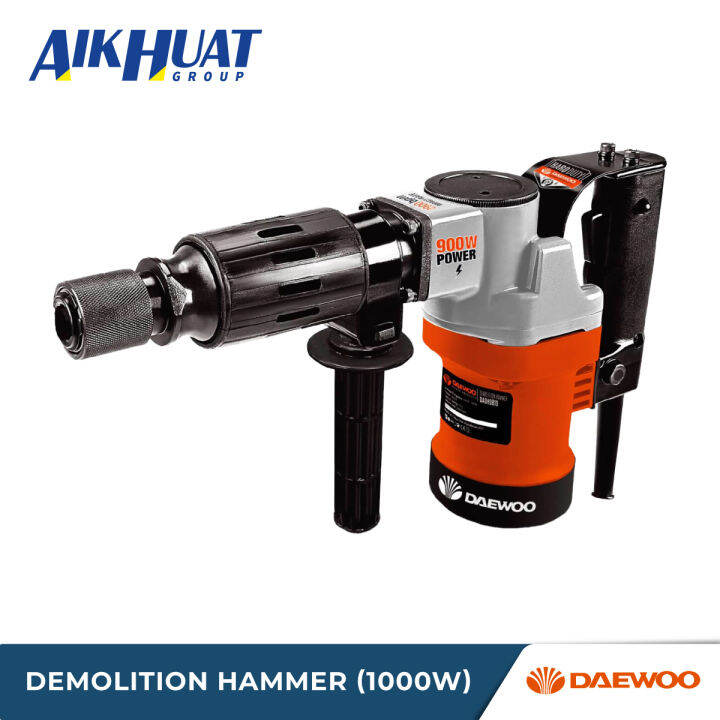 Daewoo 1000W Electric Demolition Hammer DADH0810 | Pick Break Concrete ...