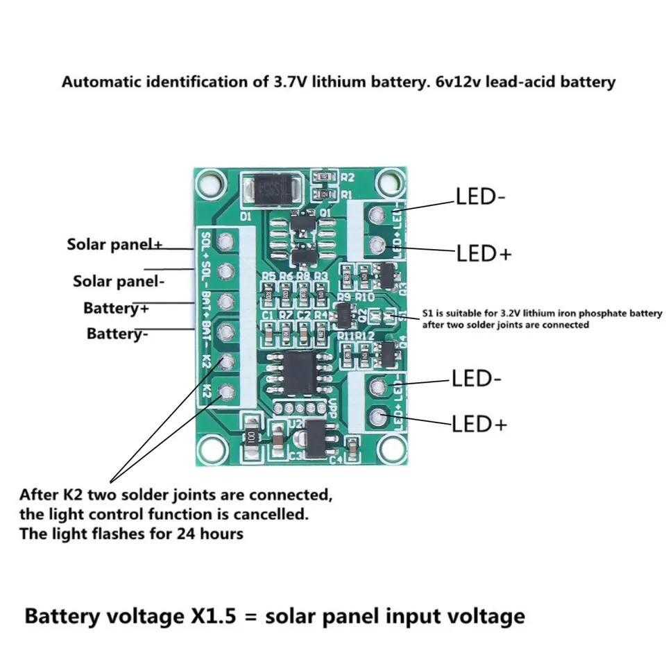 6v Flashing Led Board Diagram