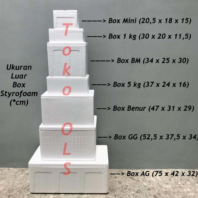[Ready] Box Styrofoam / Box Sterofoam / Kotak Styrofoam / Kotak Sterofoam [Terlaris] | Lazada ...