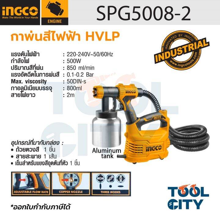 SPG5008-2 กาพ่นสีไฟฟ้า HVLP | Lazada.co.th