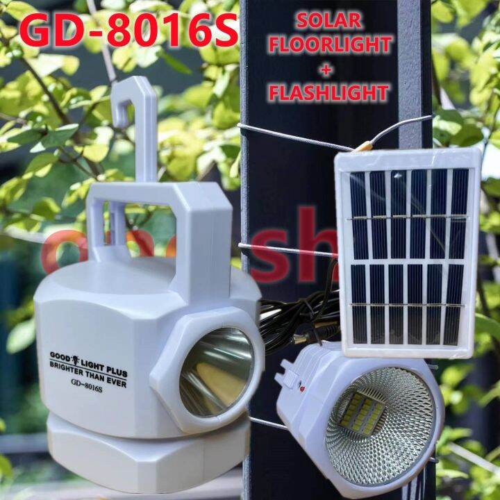 NEW Solar Led GD-8016S Portable Solar Energy Panel Lighting System Camping Bulbs Lamp | Lazada PH