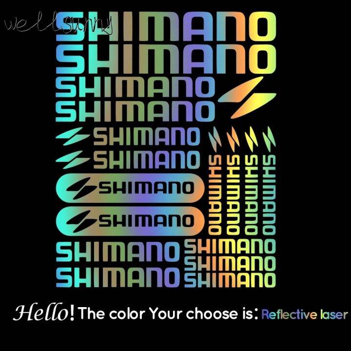 For SHIMANO Cycling Vinyl Decals Stickers Bike Frame Cycle Decal ...