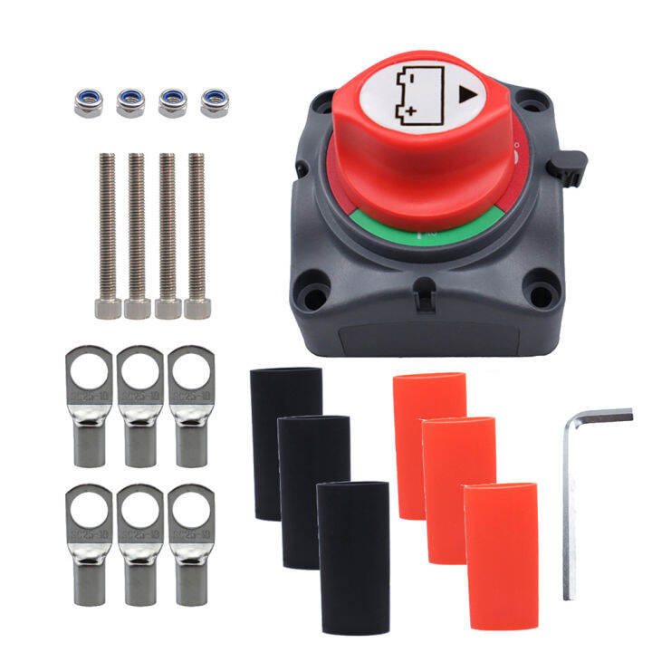 RV Boat High Current Disconnect Switch 12-48V Battery Knob Master ...