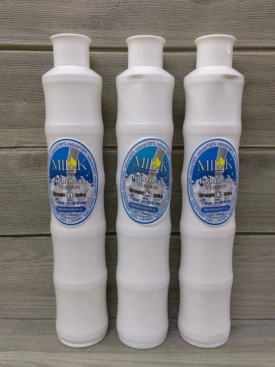 Lightness Verdon Hair Rebonding Cream 3in1 MILK 1000mL*3 - Authentic ...