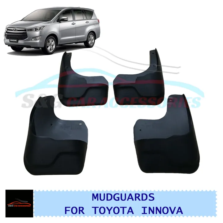 SG Mudguard for Toyota Innova 2016, 2017, 2018, 2019, 2020 Mudguards ...