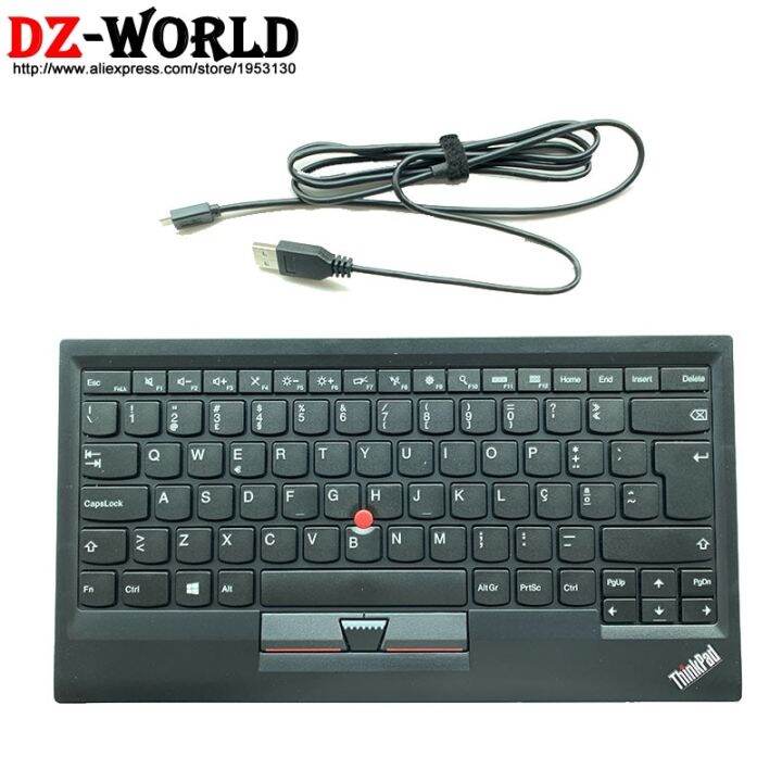 New for Lenovo ThinkPad Portugal USB Keyboard with Pointing stick mouse ...
