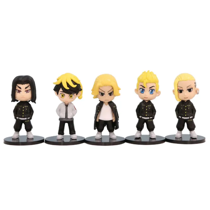 Microgood 5ชิ้น Tokyo Revkie หุ่นอนิเมะขนาดเล็กมากรายละเอียดของแข็ง Ryuguji Ken Matsuno Chifuyu ...