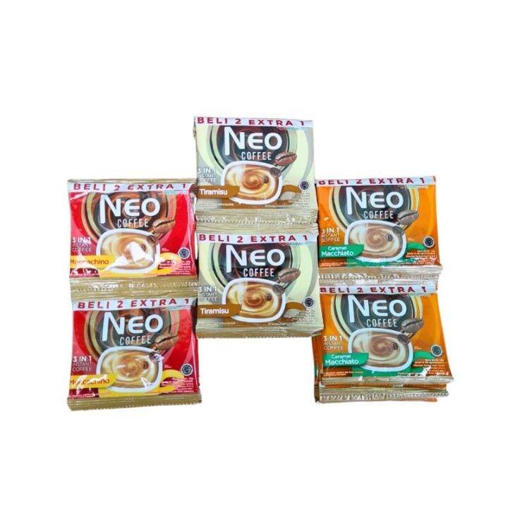 NEO COFFEE Netto 20gr Isi 15 Sachet [ Paket 10 + Gratis 5 Sachet ...