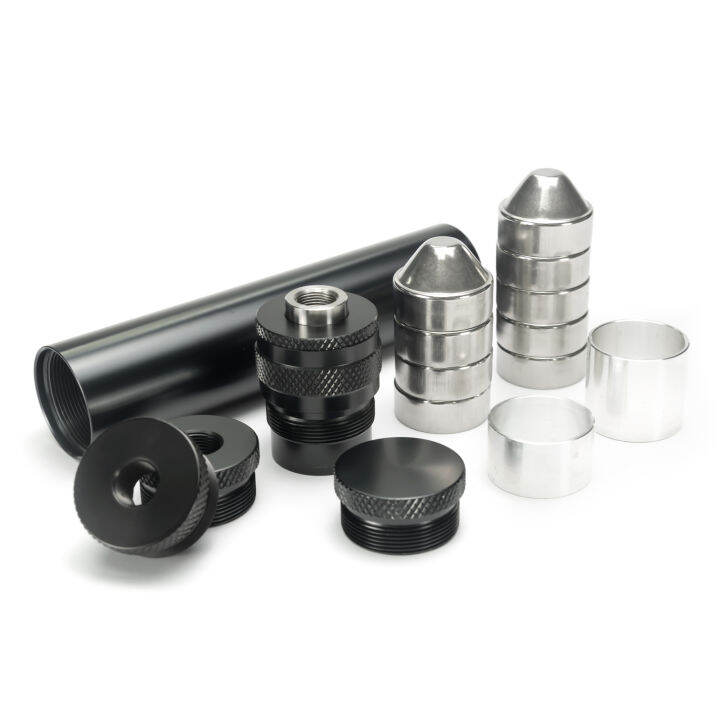 1.45"OD 7''L Aluminum Solvent Trap Fuel Filter 9x Stainless Steel Cups ...