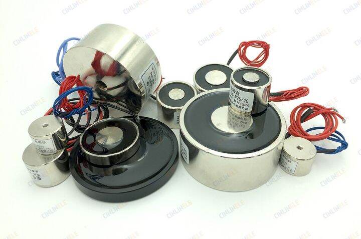 D34mm*H25mm Holding Electric Magnet Lifting 20KG/44Lbs/200N Solenoid ...