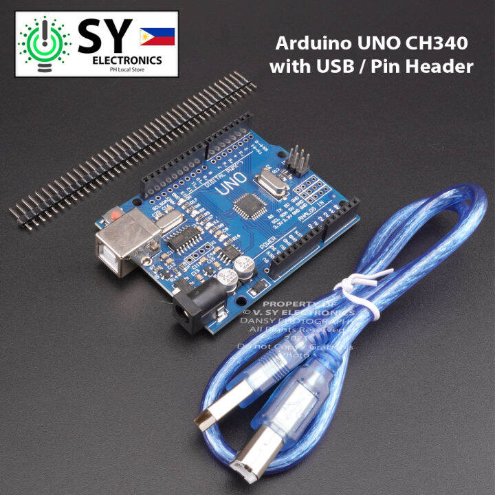 Arduino UNO R3 CH340G SMD Arduino Compatible Motherboard with USB Male Pin Header ATMEGA328P 5V ...