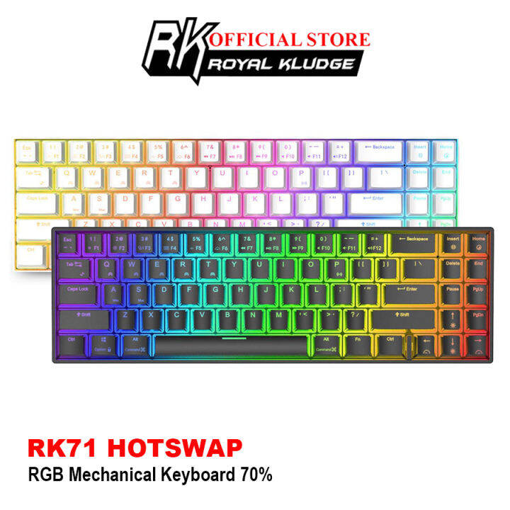 HOTSWAP RK71 RGB | Bàn Phím Cơ Không Dây ROYAL KLUDGE RK71 RGB Phiên ...