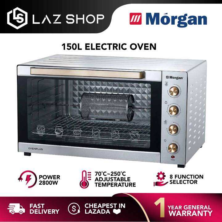 Morgan 150L Electric Oven MEO-GLAMO150RCSS | With Rotisserie ...