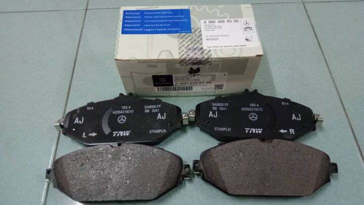 0004209300 BRAKE PAD FRONT MERCEDES W205 C250 C300 W213 E200 E250 W253 ...