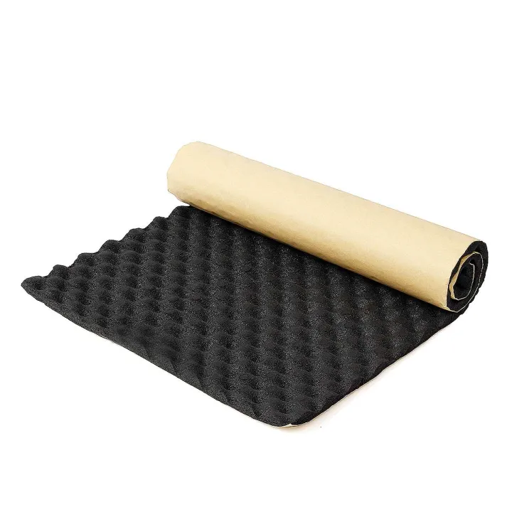 Roll 100*50cm 20mm Thicken Soundproof Foam Rubber Pads Home Noise ...