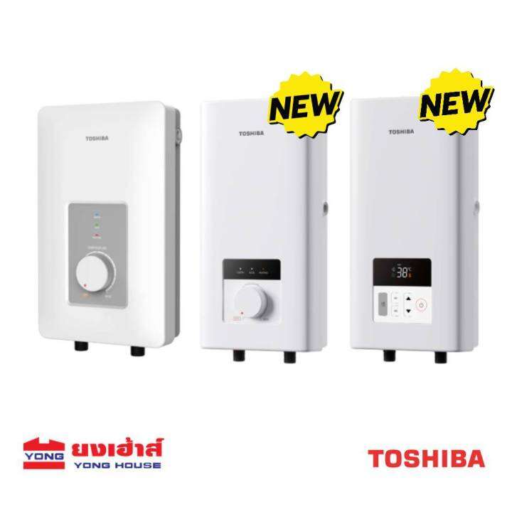 TOSHIBA เครื่องทำน้ำอุ่น รุ่น TWH-38WTH(W) 3800W TWH-45WTH(W) 4500W และ ...