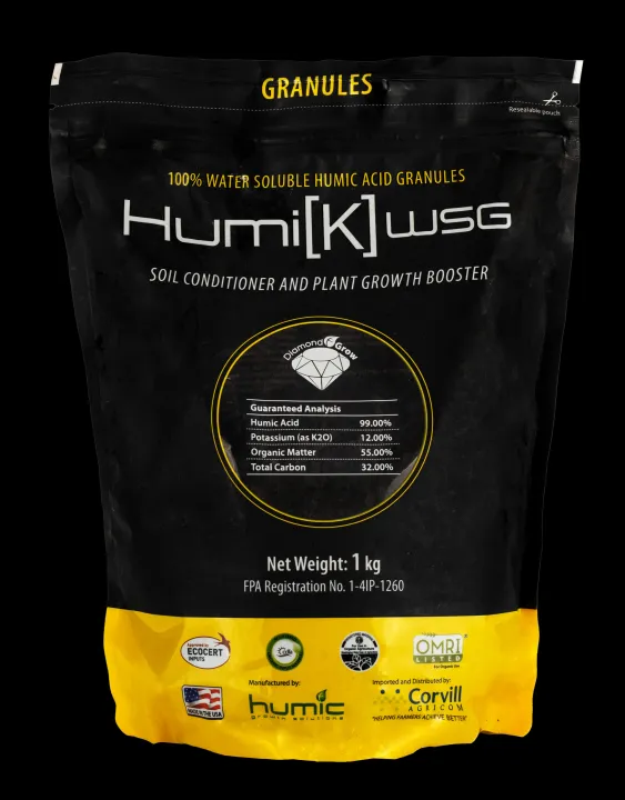 HUMIK 1 Kilo Granules Humic Acid Soil conditioner, plant growth ...