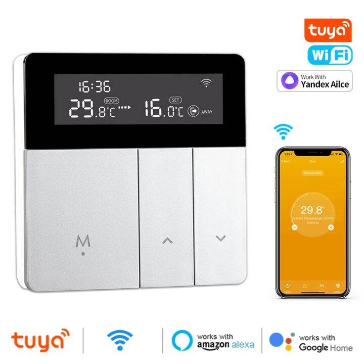 Tuya WiFi Smart Life Thermostat Temperature Controller 100-240V ...