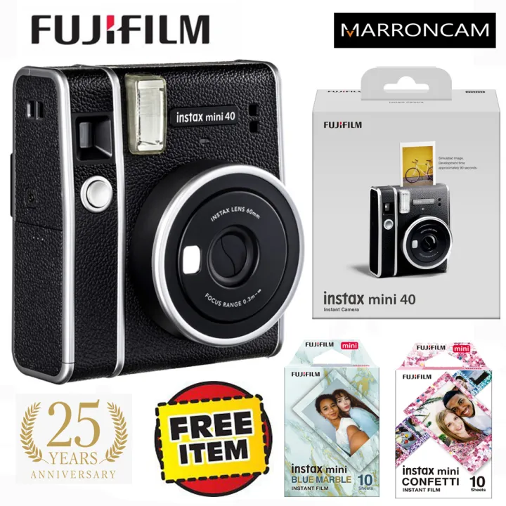 FUJIFILM INSTAX MINI 40 RETRO KIT | Lazada