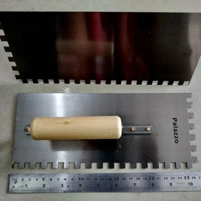 MG Raskam Besi Roskam Besi Gerigi Plastering Trowel Untuk Perekat ...