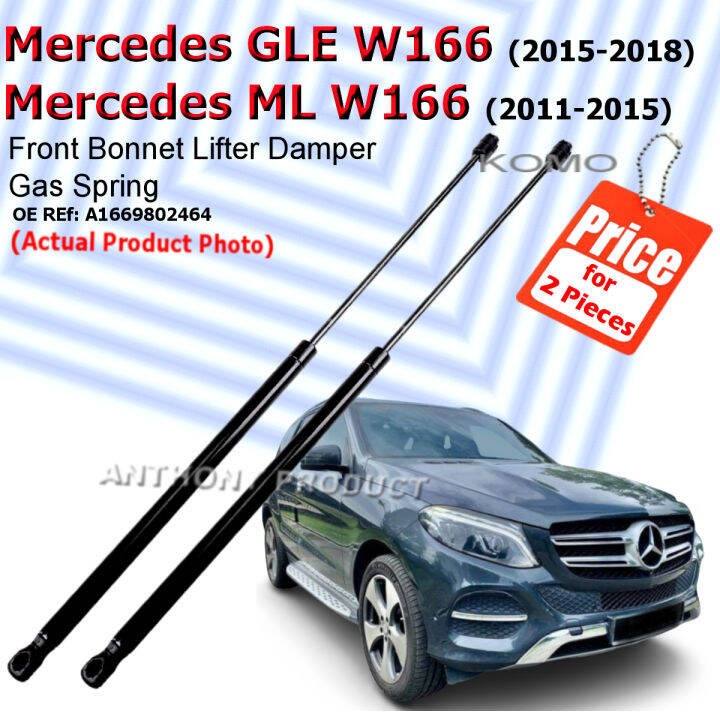 Mercedes W166 Front Bonnet Damper Gas Spring (2 Pieces) | Lazada
