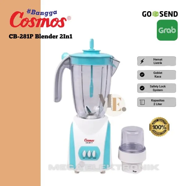 Cosmos CB-281P Blender 2In1 Plastik 2 Liter | Lazada Indonesia